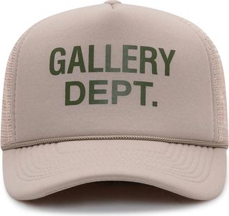 Gallery Dept. Homme, Accessoires, Beige, Taille: ONE Size Logo Trucker Cap