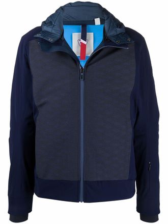 Rossignol Gef&uuml;tterte Jacke mit Eins&auml;tzen - Blau