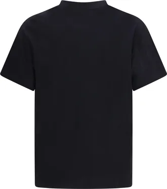 Palm Angels Logo-Print Cotton T-Shirt - Black