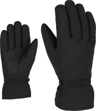 Ziener Damen Kaila Ski-Handschuhe/Wintersport | warm gef&uuml;ttert, black, 6.5