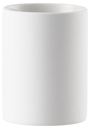 Zone Denmark Karma Zahnputzbecher, Zahnbürstenhalter, Zahnbürstenbecher, aus Steinzeug/Keramik, Schönes & Praktisches Badezimmer Zubehör, Durchm. 7,6 cm, Höhe 10 c