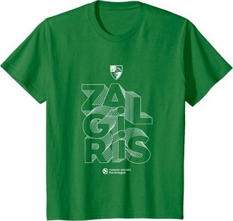 EuroLeague Zalgiris Kaunas Collection Wei&szlig;es Logo T-Shirt