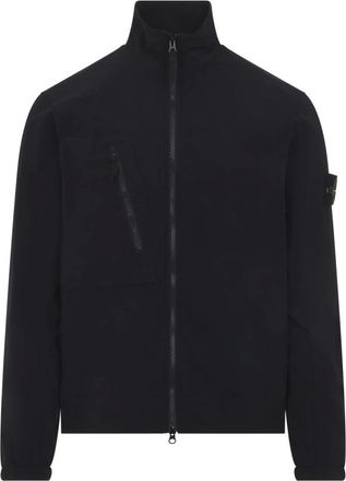 Stone Island Homme, Vestes, Noir, Taille: XL Chemise en polyamide