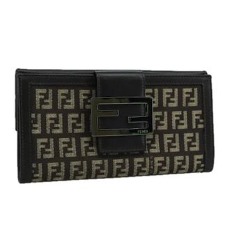 Fendi Pre-owned Canvas Portemonnaie - - Pre-owned - Damen - Braun - ONE SIZE