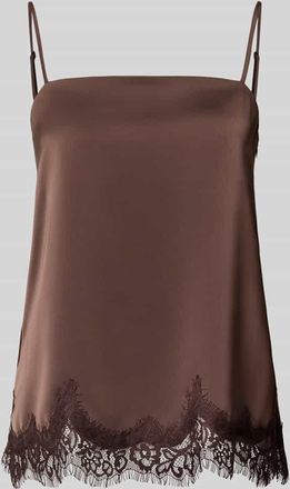 Jake*s Regular Fit Blusentop mit Spitzenbesatz