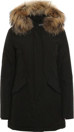 Woolrich Femme, Manteaux, Noir, Taille: 38 FR Arctic Raccoon Parka