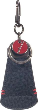 Kiton Homme, Accessoires, Bleu, Taille: ONE Size Porte-cl&eacute;s en cuir