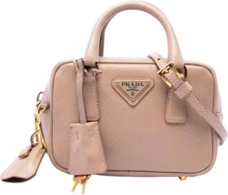 Prada Pre-owned Mini Baluetto - Femme - Pre-owned - Beige - Taille: ONE Size