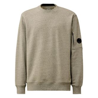 C.P. Company Sweatshirt Crewneck aus Diagonal Fleece - - Sweatshirts & Hoodies - Herren - Grau - M
