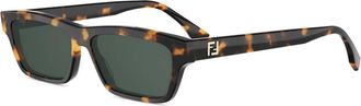 Fendi FF Squared Sonnenbrille - - Accessories - unisex - Braun - 55 MM