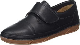 Manitu Femme 840025-01 Mocassin, Noir, 43 EU