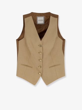Tagliatore Linen vest - TAGLIATORE - gender_Woman