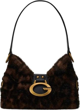 Guess Sac bandouli&egrave;re mini Camden - Femme - Sacs - Brun - Taille: ONE Size