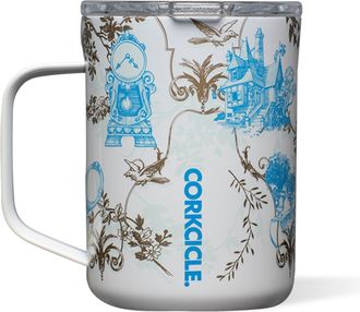 Corkcicle Klassische Kaffeetasse - dreifach isolierter Edelstahl f&uuml;r Reisen - bruchsicherer Deckel - h&auml;lt Getr&auml;nke &uuml;ber 3 Stunden hei&szlig; - Urlaubstasse - ideal zu