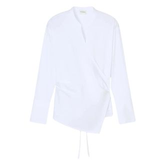 Closed Verpackte Bluse in Wei&szlig; - - Blouses & Shirts - Damen - Wei&szlig; - XL