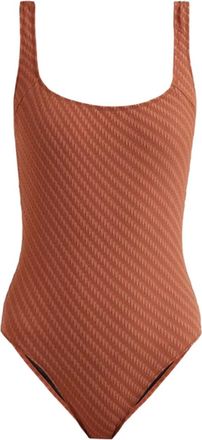 Solid & Striped maillot de bain The Daisy texturé - Marron