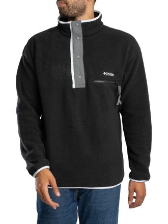Columbia Helvetia II Half Snap Fleece, Schwarz