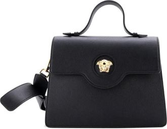 Versace La Medusa Top Handle Tote Bag Leather shoulder bag - Schwarz