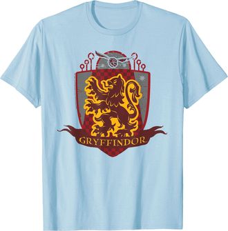Harry Potter Gryffindor Quidditch Shield Logo T-Shirt