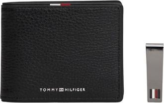 Tommy Hilfiger Th Corp Mini CC Wallet & Clip Am0am13607, Coffret Cadeau Homme, Black (Black), Taille Unique