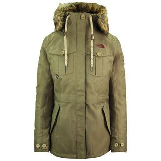 The North Face Snowboard Triclimate Kapuzenjacke Gr&uuml;n Damen Parka Jacke NF0A3L7GYZK