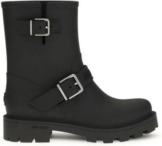 Jimmy Choo London Biker-Regenstiefel - - Shoes - Damen - Schwarzk - 39 EU