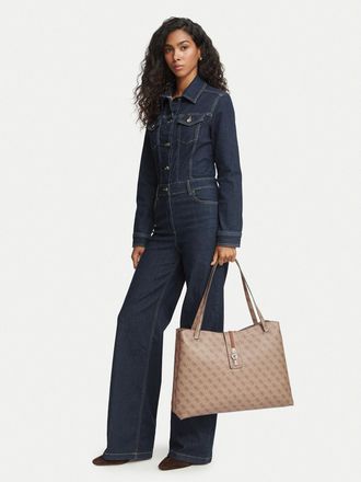 Guess Handtasche Guess Yvonne Logo Travel TWLB23 78024 Braun