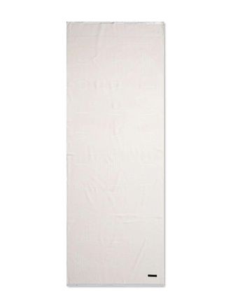 Emporio Armani écharpe à patch logo - Blanc