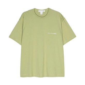 Comme Des Gar&ccedil;ons Gr&uuml;nes Baumwoll-T-Shirt - - Tops - Herren - Gr&uuml;n - XS