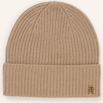 Tommy Hilfiger Cashmere-M&uuml;tze beige