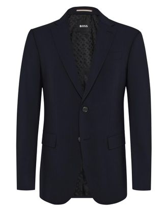HUGO BOSS Anzugsakko aus Schurwolle und Stretch, Regular Fit in