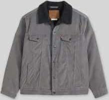 Levi's Relaxed Fit Jeansjacke aus Baumwoll-Mix mit Teddykragen