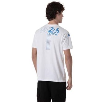 Kappa T-Shirt Alerry 24H Le Mans 2024 pour Homme - Blanc - Taille 2XL