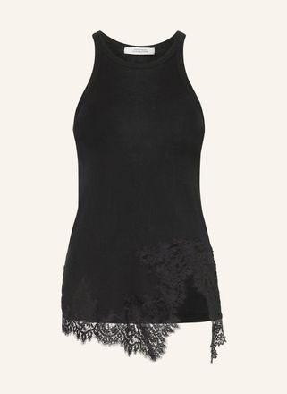 Dorothee Schumacher Dorothee Schumacher Top Pure Sleekness Mit Spitze schwarz