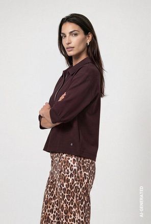 Monari Kurzarmpullover