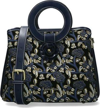 Laura Vita Sac à poignée femme Alisa 04, La couleur:bleu