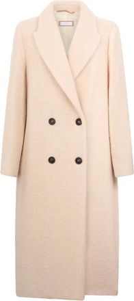 PESERICO Femme, Manteaux, Beige, Taille: 42 FR Long Trench Coat