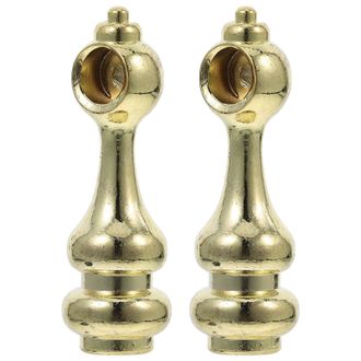 BESPORTBLE ERINGOGO 2 St&uuml;ck Gel&auml;nderbeschl&auml;ge Messing f&uuml;r Weinschrankverbinder Kleine Dekorative M&ouml;belverbinder Stabile Schutzleisten f&uuml;r Glasbarwagen und Weinsc