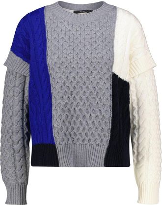 Max Mara Damen Pullover Patchwork