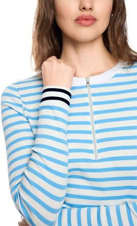 Marc Cain Langarmshirt Salty Breeze Premium Damenmode gestreift, figurnah