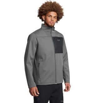 Under Armour ColdGear Infrared Shield 2.0 Softshell pour homme, (025) Castlerock / Noir / Castlerock, XX-Large