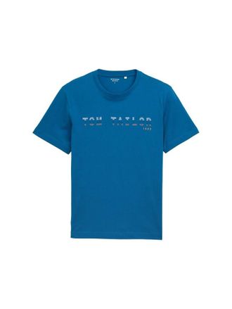 Tom Tailor Herren 1046789 T-Shirt, 28857-Blue Petrol, L