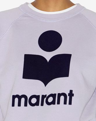 Isabel Marant Sweatshirt Millyny - Femme - Lilac/dark Navy - Taille 34 - Marant &Eacute;toile