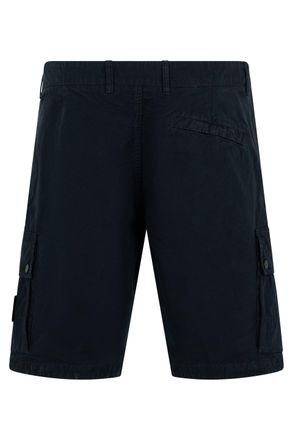 Stone Island Cotton Cargo Cargo Shorts - Blue