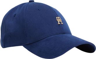 Tommy Hilfiger Damen Cap Elevated Chic mit Logo, Blau (Preppy Navy), Einheitsgr&ouml;&szlig;e