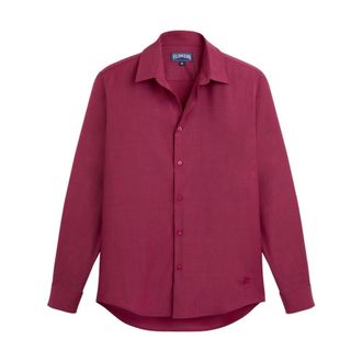 Vilebrequin Homme, Chemises, Rouge, Taille: 2XL Chemise en laine pour homme