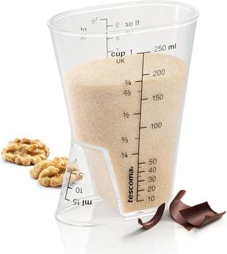 Tescoma PRESTO Beidseitiger Messbecher f&uuml;r Lebensmittel, sp&uuml;lmaschinenfest, Volumen 250 ml - 420731