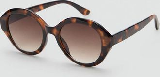 Mango Lunettes de soleil monture plastique chocolat - Femme - Taille unique - MANGO