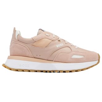 HUGO BOSS Sneaker f&uuml;r Damen, Leder (Hellbeige)