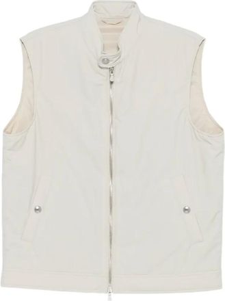 Eleventy Homme, Vestes, Beige, Taille: 2XL Wool Blend Gilet